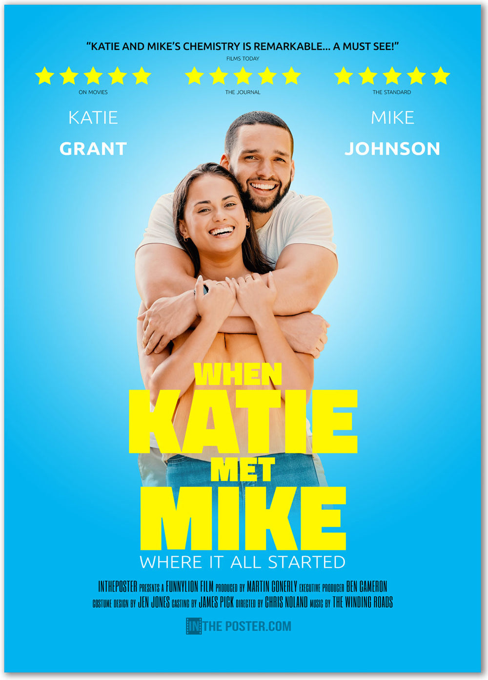 The Family Comedy - Personalized Movie Poster Design - In The Poster